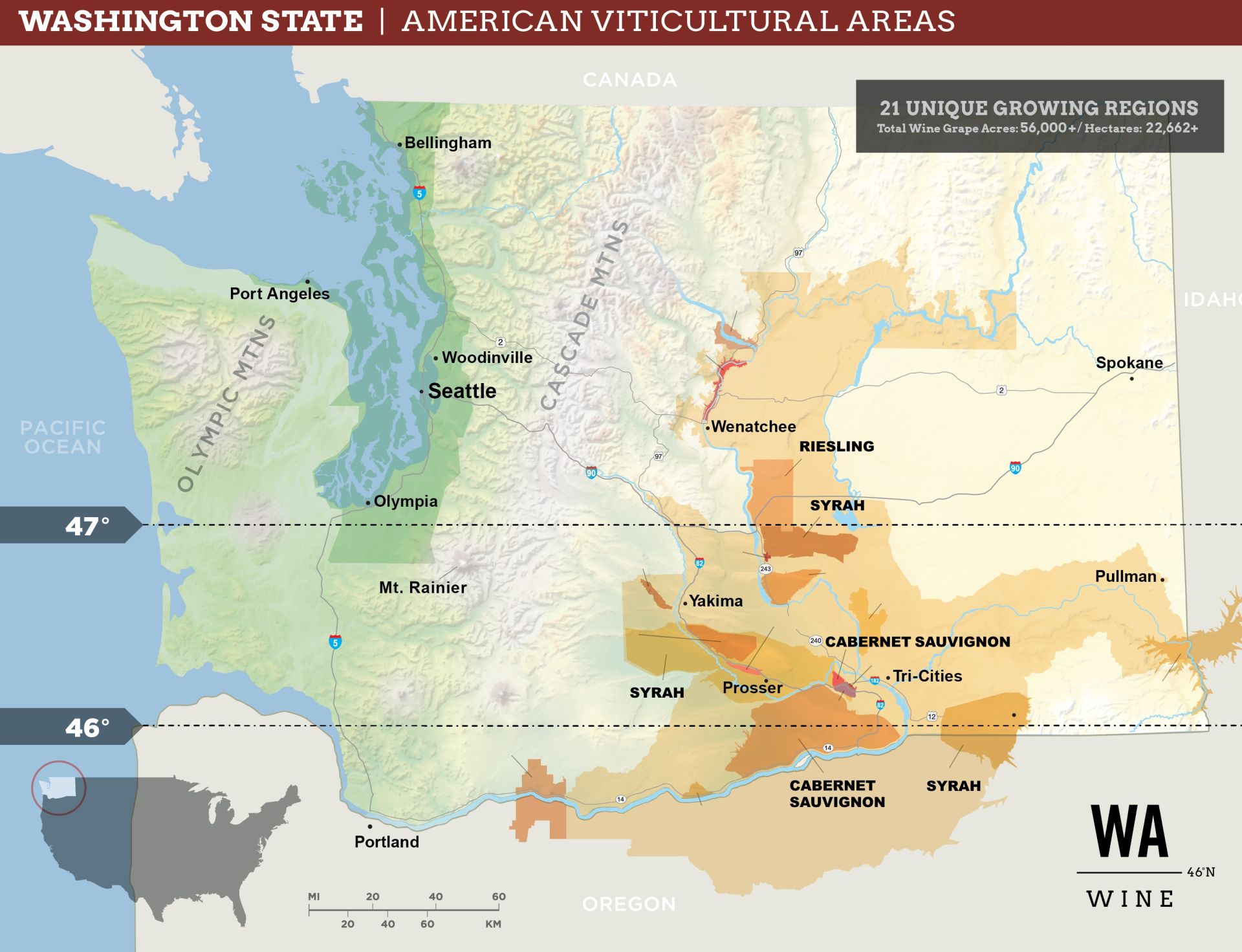 Creating a variety map of the Columbia Valley - Northwest Wine Report